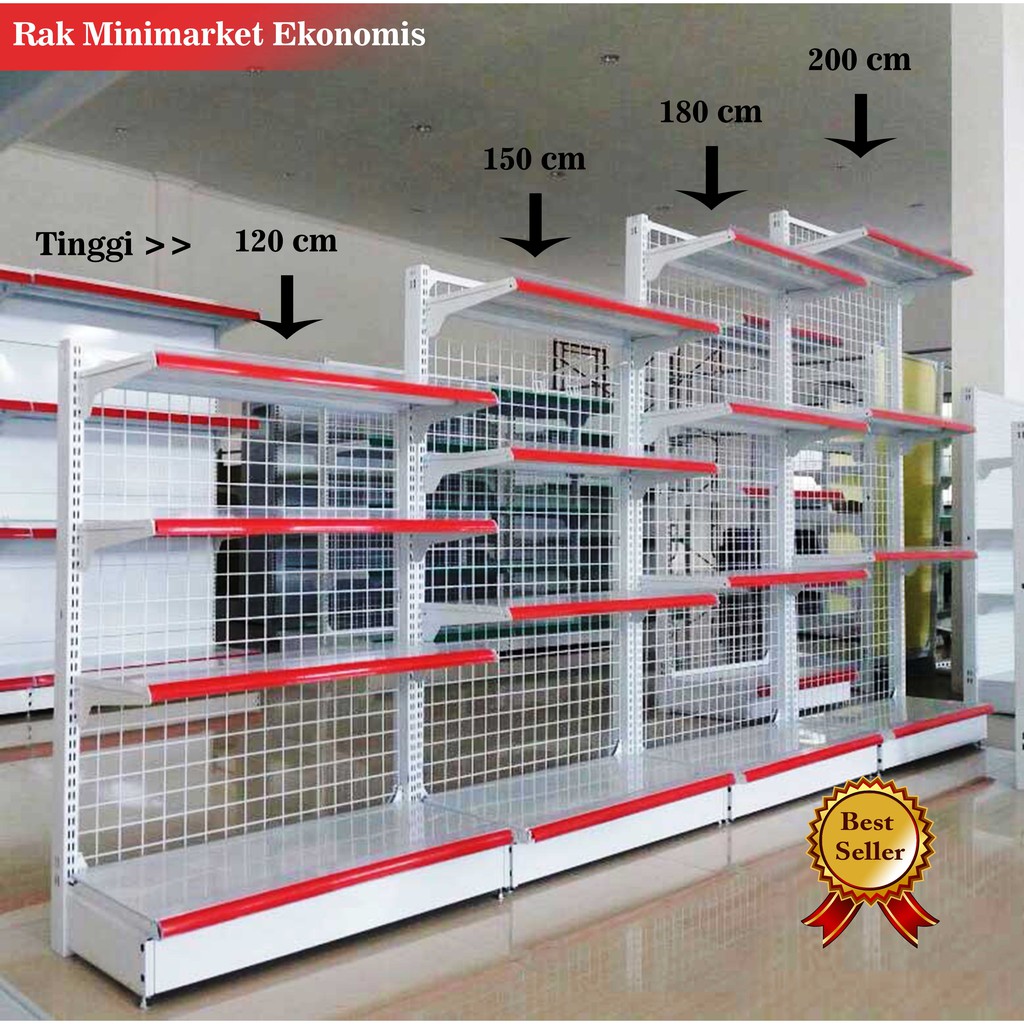 Jual Rak Minimarket Ekonomis - Rak Toko - Rak Gondola Indonesia|Shopee ...