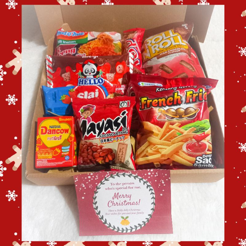 Jual Maroon Hampers Snack Red Hampers Gift Hampers Box Birthday Anniv ...