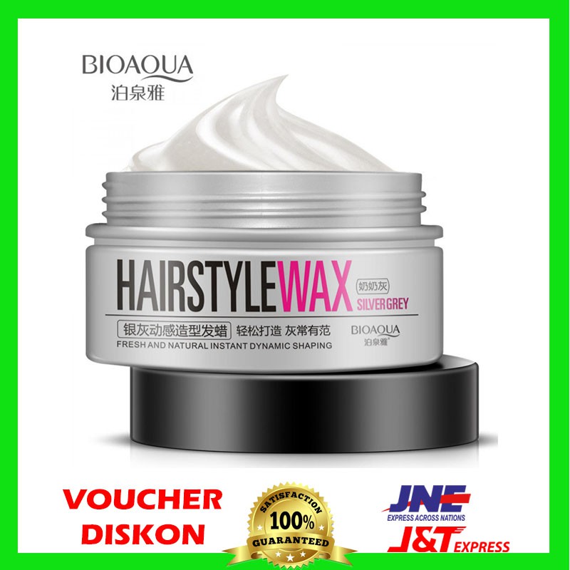 Jual Wax Rambut Hairstyle Shaping Warna Silver Gray 100g - Gel Rambut ...