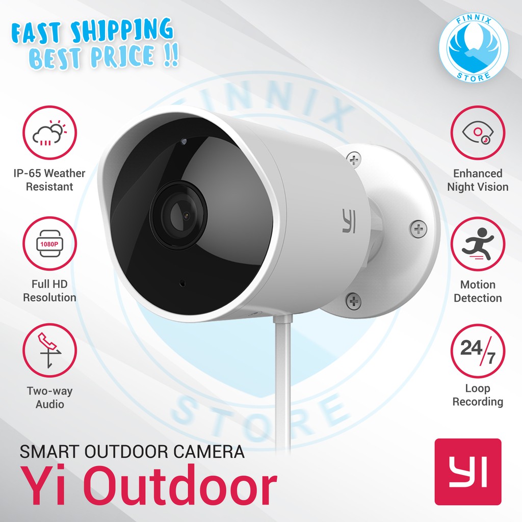 Jual CCTV Yi Outdoor Camera CCTV IP Camera 1080P HD International ...