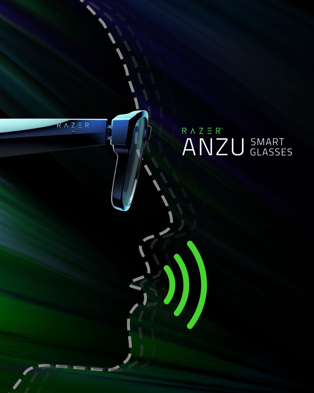 Jual Razer Anzu Smart Glasses - Round Design - Size S/M - Blue Light ...