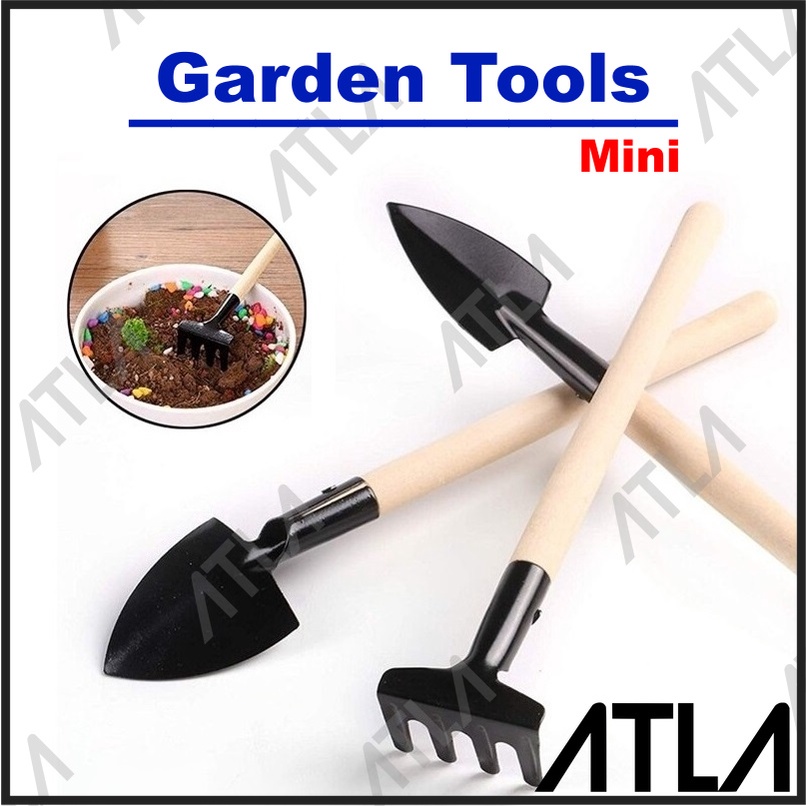 Jual Alat Berkebun Mini Garden Tools Set 3pcs Peralatan Taman Sekop ...