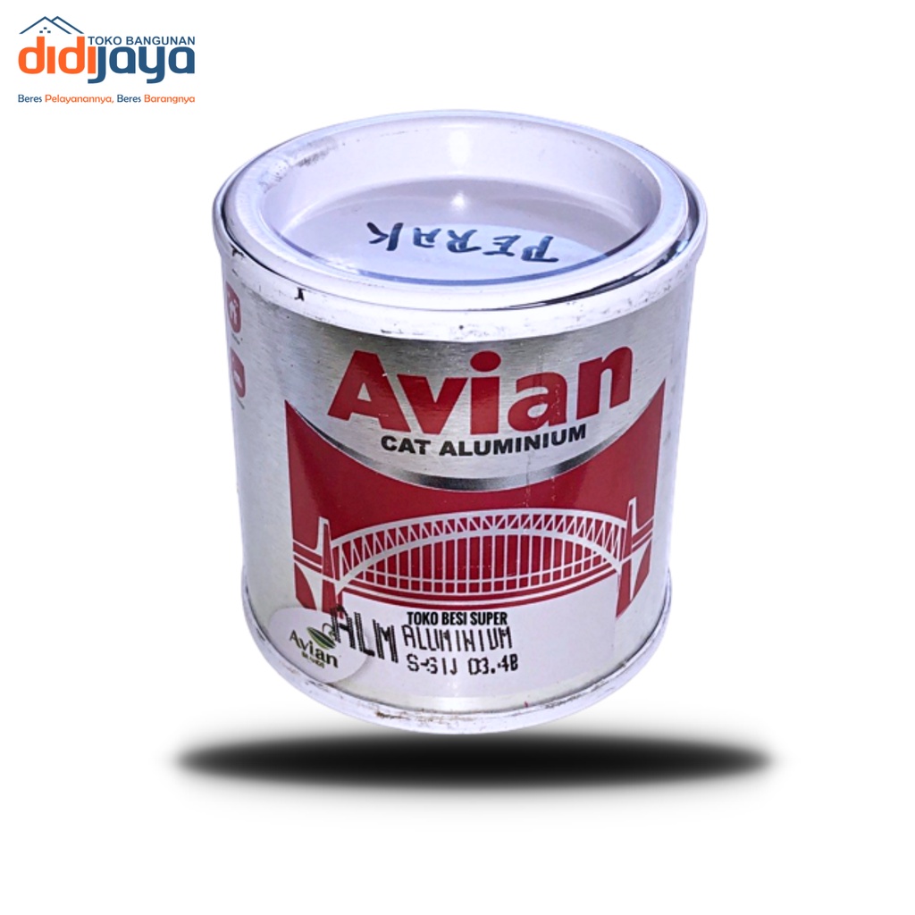 Jual Cat Avian Warna Aluminium / Perak / Silver ukuran 100cc | Shopee ...