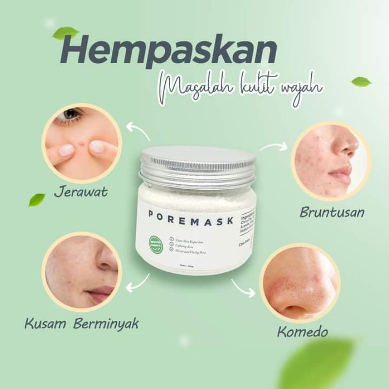 Masker PRM untuk wajah berjerawat, berminyak, pori2 besar,kusam ...