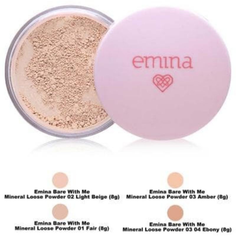 Jual Emina Bare With Me Mineral Loose Powder / Bedak Tabur Emina ...