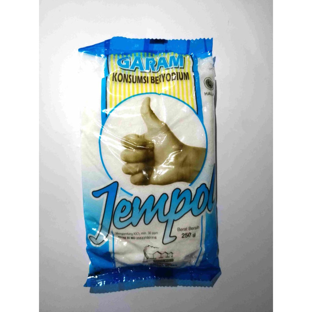 Jual Garam Cap Jempol Garam Beriodium Kemasan 250 Gr Indonesia Shopee