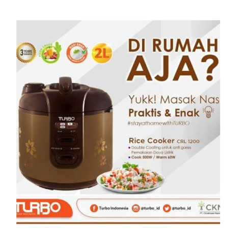 Jual RICE COOKER CRL-1200/6 TURBO / MAGIC COM TURBO | Shopee Indonesia