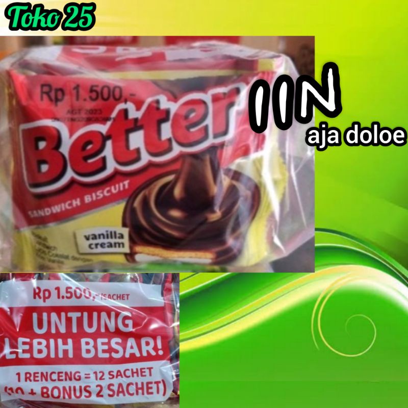 Jual Roma Better Biskuit Baru Cream Renceng isi 12 | Shopee Indonesia