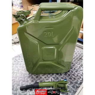 Jual Jerigen Besi 20 Liter Metal Jerrycan Plus Corong Road Hacker ...