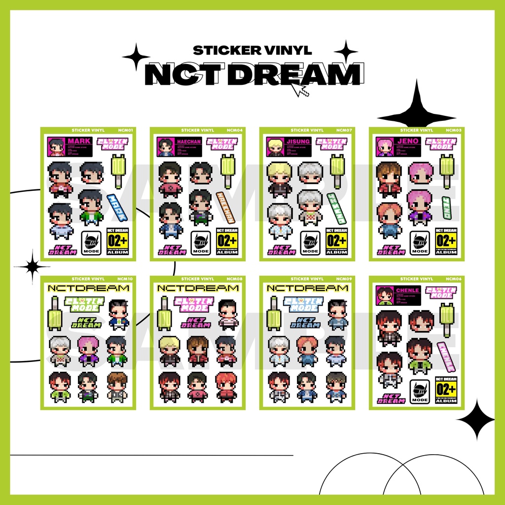Jual Sticker / Stiker Kpop NCT Dream - Pixel | Shopee Indonesia