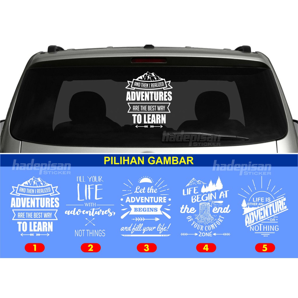 Jual Stiker Cutting Sticker Striping Body dan Kaca Mobil QUOTES ...
