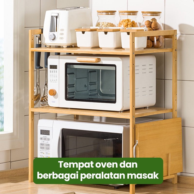 Jual Starlight Rak Dapur Susun Minimalis Rak Bumbu Dapur Kayu Serbaguna ...