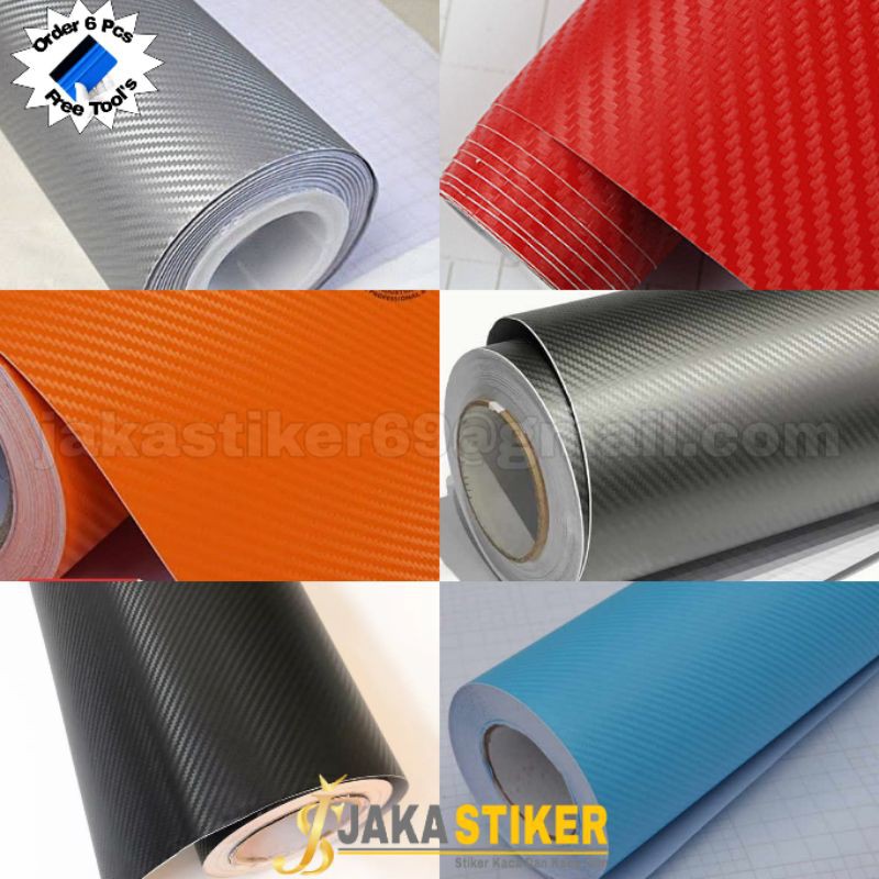Jual Sticker Carbon/karbon 3D HITAM | Shopee Indonesia