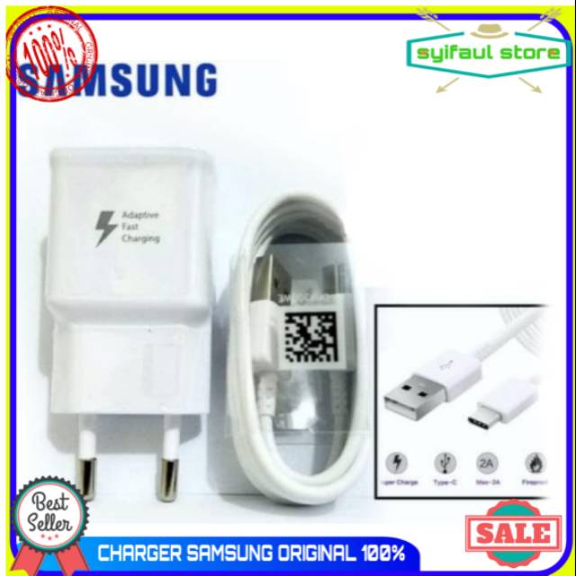 Charger Samsung Galaxy M10s M30s A50s ORIGINAL 100% Fast Charge USB C ...