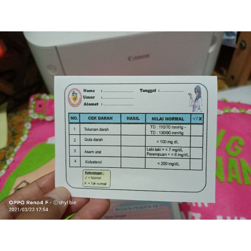 Jual Kartu Laborat - Kartu Pemeriksaan Laborat - Kartu Laborat ... Jual Kartu Laborat - Kartu Pemeriksaan Laborat - Kartu Laborat ...