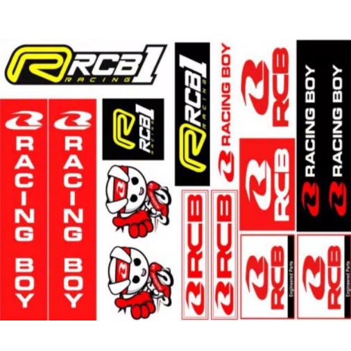 Jual STIKER RACING BOY 1 SET STICKER RCB | Shopee Indonesia