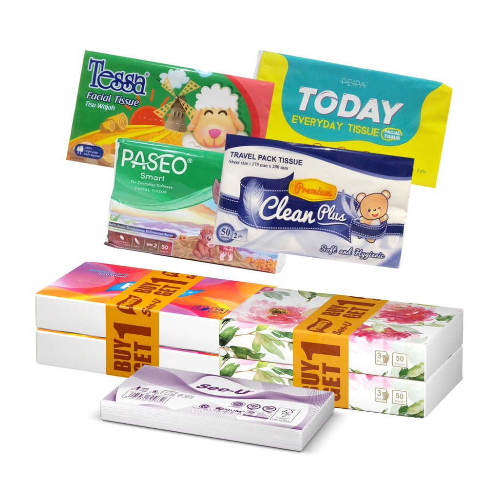 Jual Travel Pack Tissue 50 Sheets | Shopee Indonesia