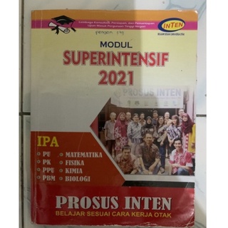 Jual Buku Modul Prosus INTEN Saintek 2021 UTBK, UM Undip, Simak UI ...