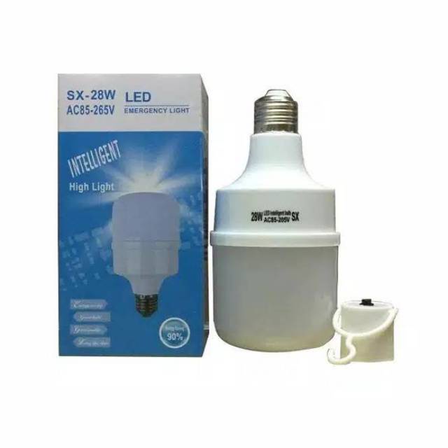 Jual LAMPU LED EMERGENCY 28 WATT PUTIH | Shopee Indonesia
