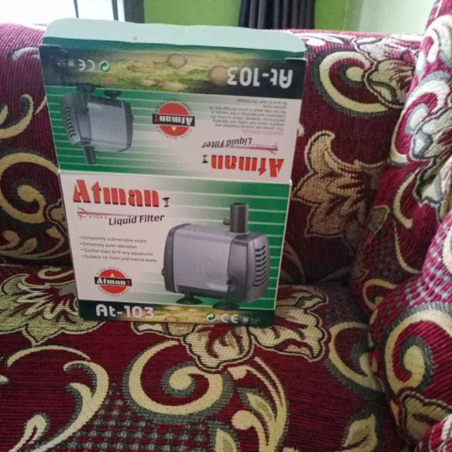 Pompa Air ATMAN AT-103 untuk Akuarium dan Kolam Ikan | Shopee Indonesia
