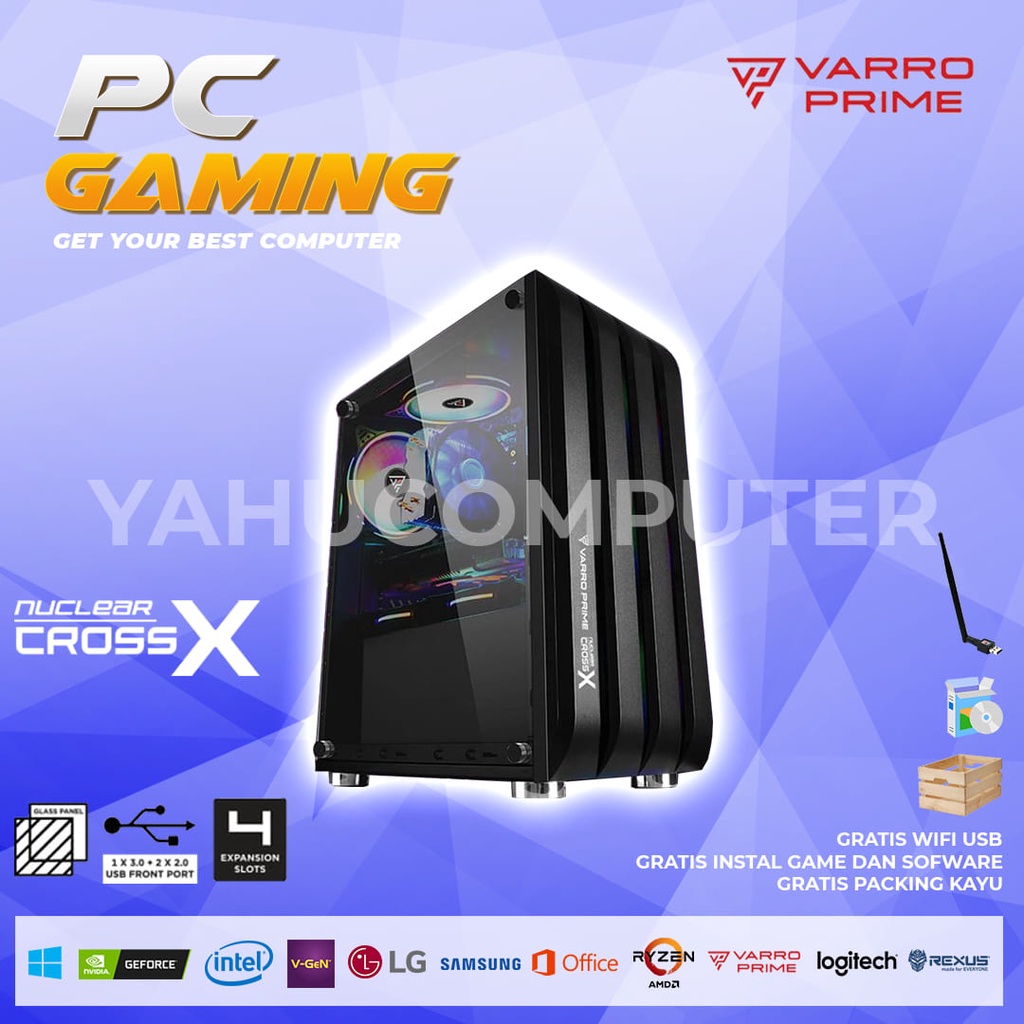 Jual PC GAMING i7 3770 - HDD 2TB - VGA 4GB DDR5 - SSD 128GB - CPU ...