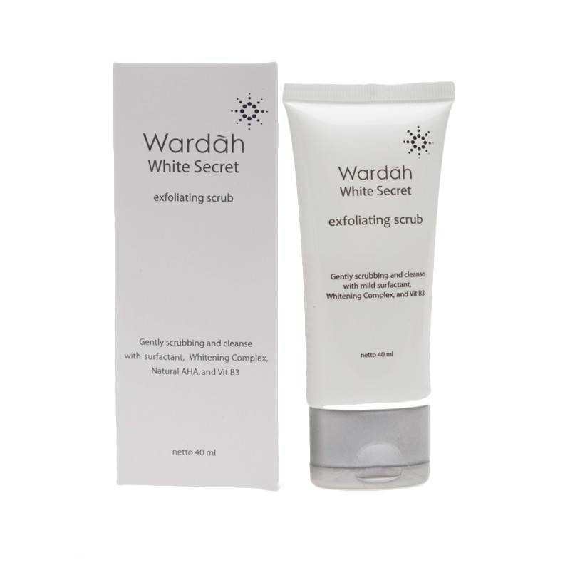 Wardah White Secret Exfoliating Scrub - 40 ml | Shopee Indonesia
