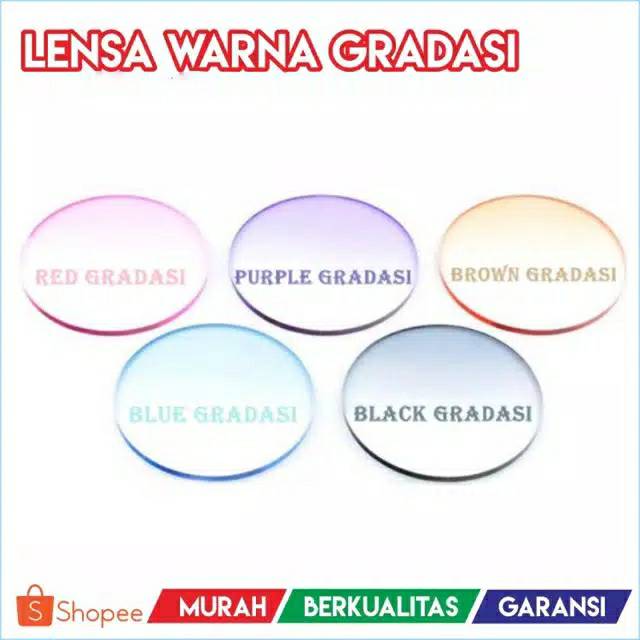 Jual Harga Lensa Warna (Hanya Untuk Pemesanan Paket Lensa Minus & Frame ...