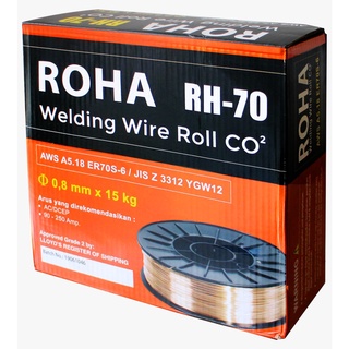Jual Kawat Las CO 0.8mm 5 kg ER70S ROHA CO2 / MIG Wire ER70 S 0.8 mm 5 ...