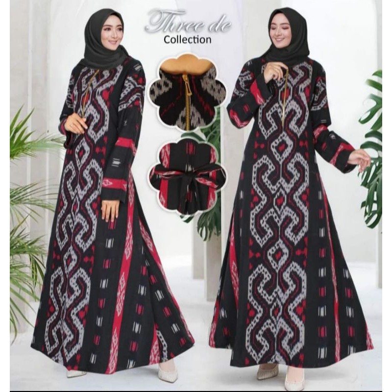Jual GAMIS TENUN ETNIK AVELINA Indonesia|Shopee Indonesia
