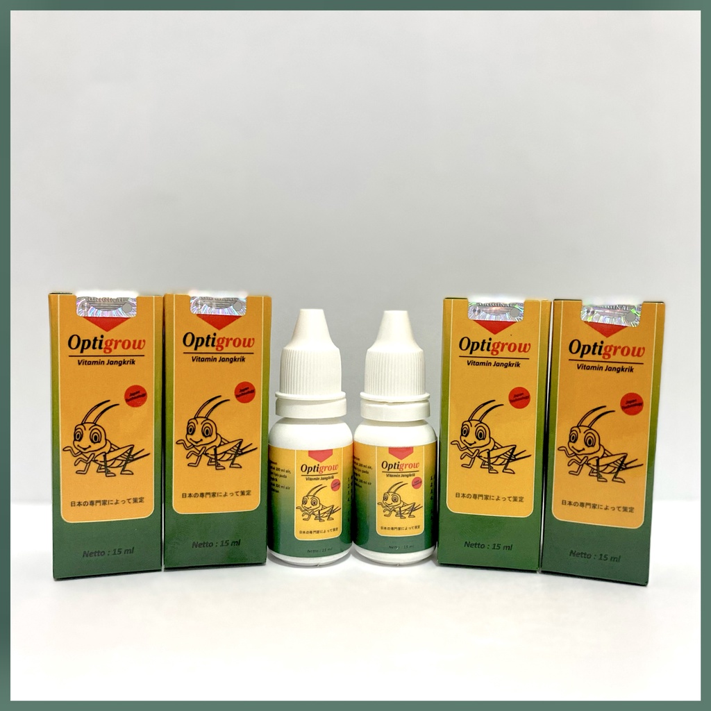 Jual ORIGINAL Optigrow Vitamin Jangkrik - 15 ml Indonesia|Shopee Indonesia
