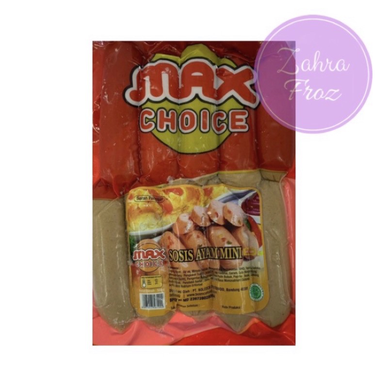 Jual MAX CHOICE SOSIS AYAM MINI 500 GR | Shopee Indonesia