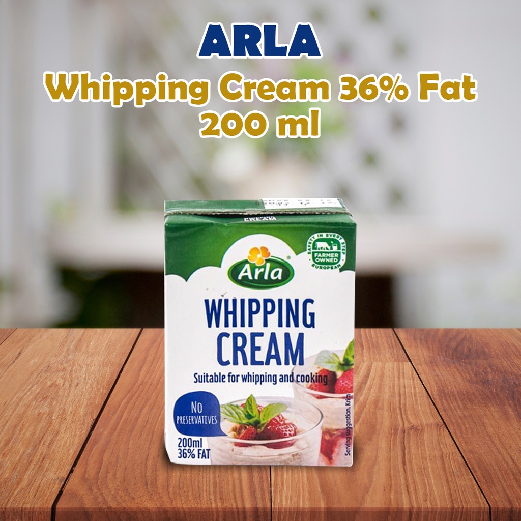 Jual ARLA Whipping Cream 36% fat 200 ml | Shopee Indonesia
