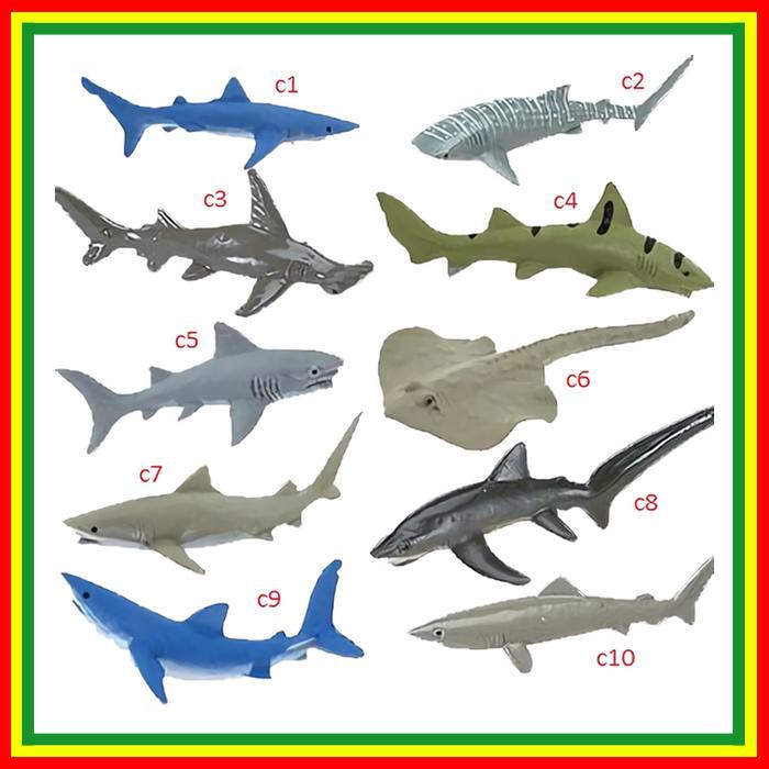 Jual MAINAN FIGURE MINIATUR REPLIKA HEWAN BINATANG TOMICA IKAN HIU PAUS ...