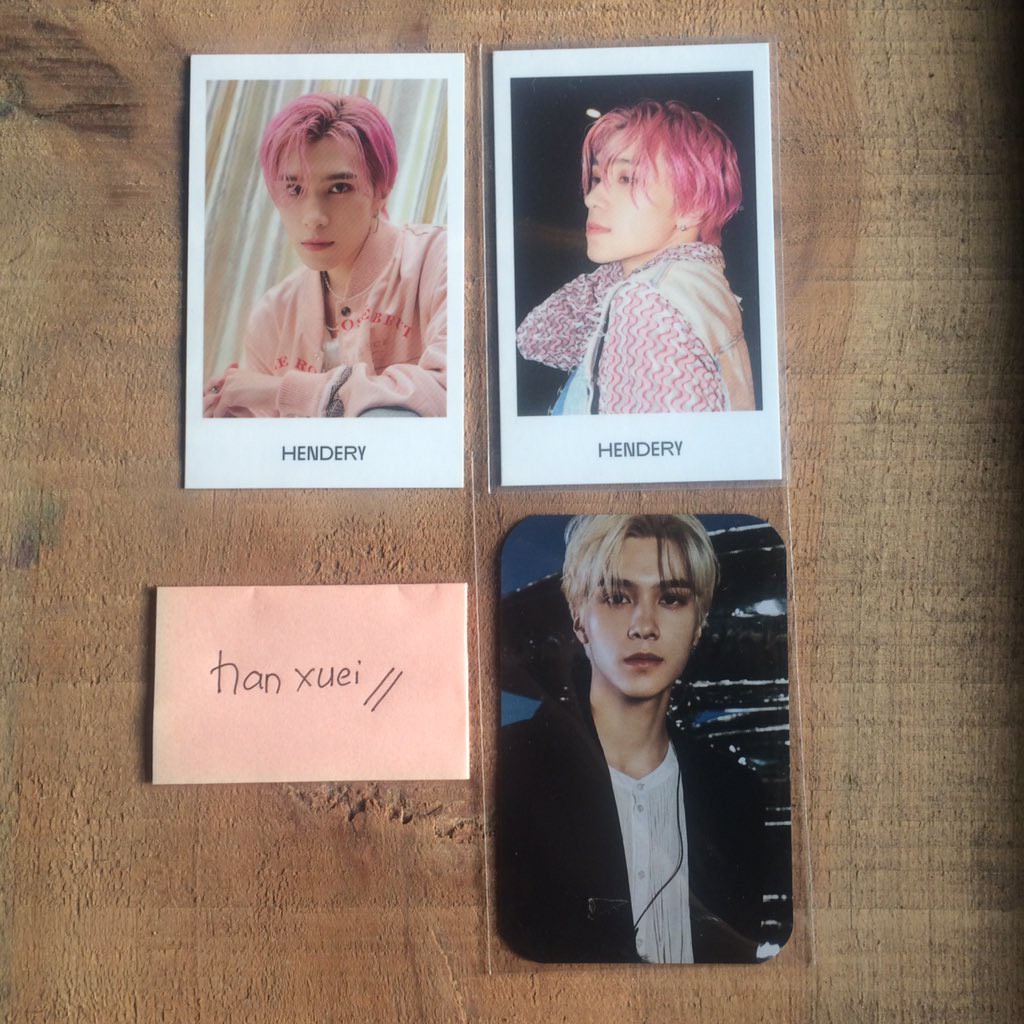 Jual WAYV HENDERY PHOTOCARD POSTCARD (POLAROID WORK IT) Indonesia ...