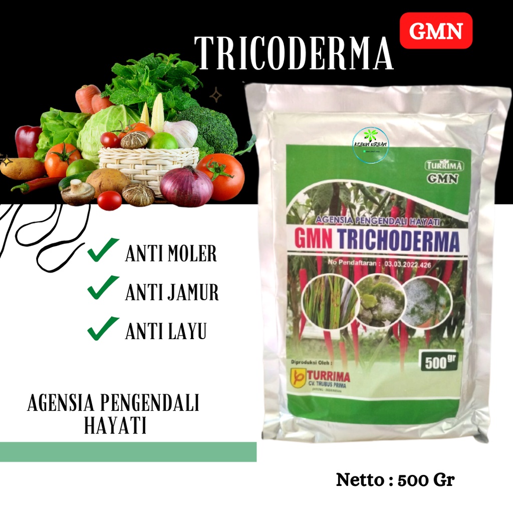 Jual Trichoderma Pupuk Bawang Merah Pembesar Umbi, GMN Tricoderma 500 ...