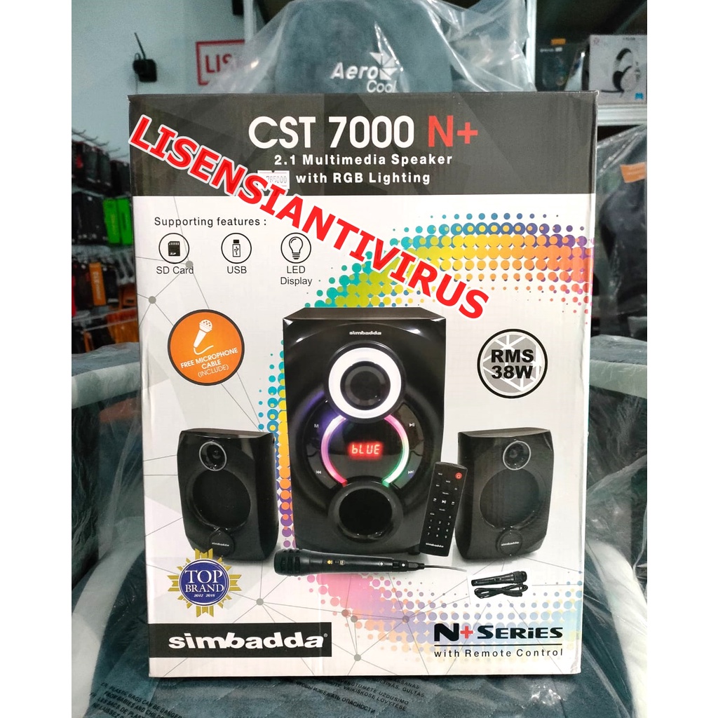 Jual Speaker Simbadda CST7000 CST 7000 N+ DIsplay Bluetooth FM AUX ...