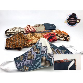 Jual MASKER KAIN BATIK PREMIUM 3 PLY -LAPIS ISI TISU - TIPE EARLOOP ...