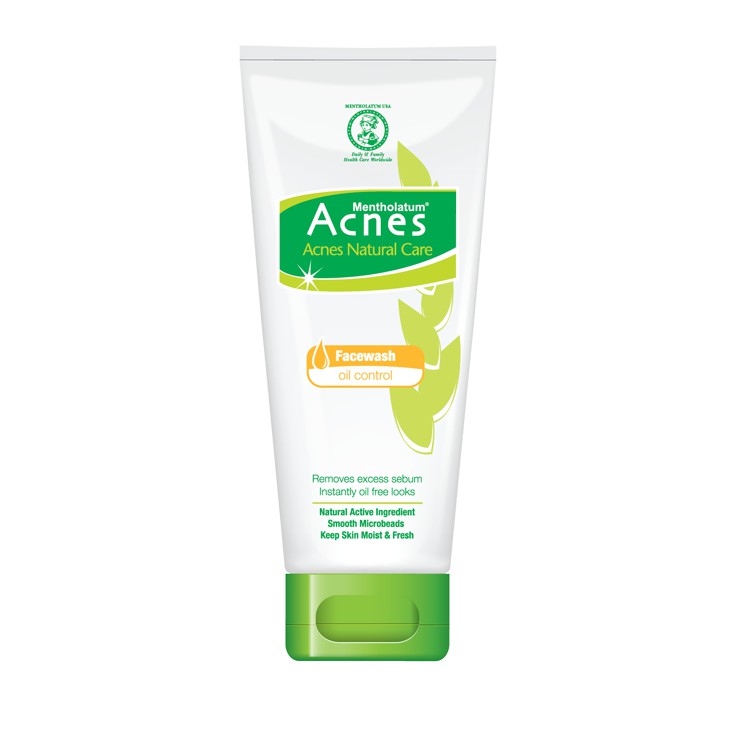 Jual Acnes Natural Care Oil Control Facewash 50gr / 100gr | Shopee ...