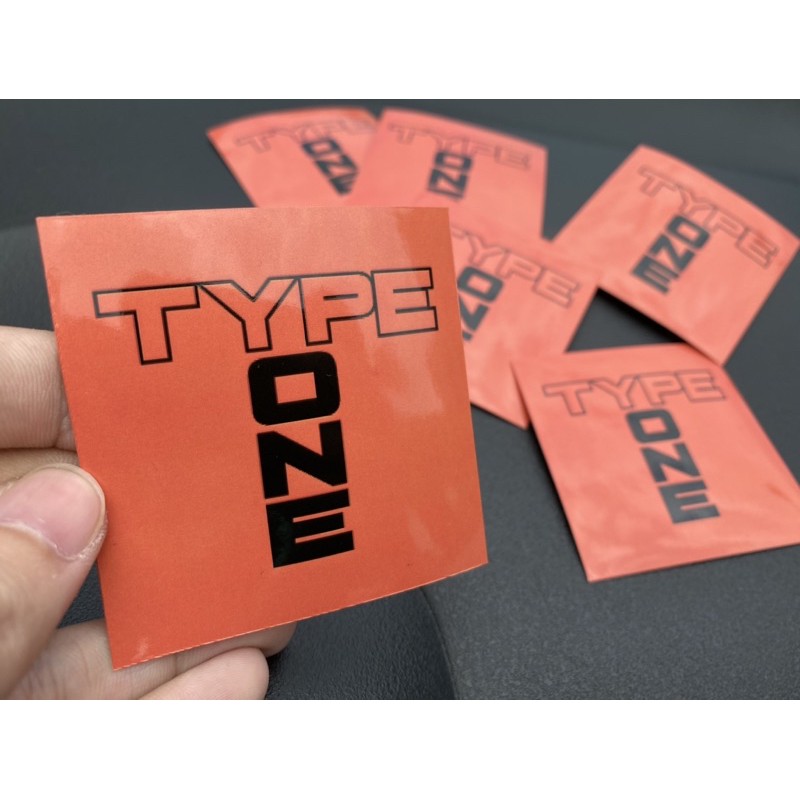 Jual sticker TYPE ONE | Shopee Indonesia