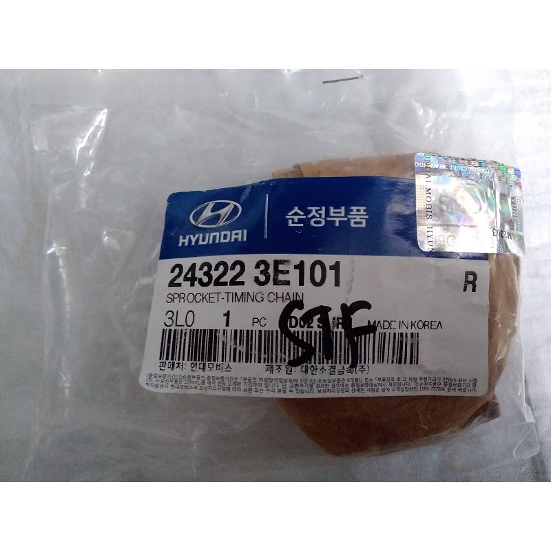 Jual SPROCKET TIMING CHAIN MOBIL SANTAFE MOBIS 24322 3E101 | Shopee ...