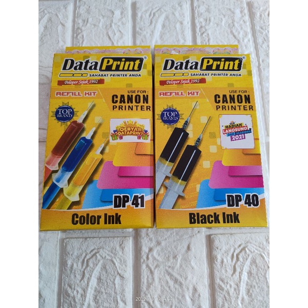 Jual 1Kotak!! Refill kit data print canon/data print canon/dp 40/dp 41 ...