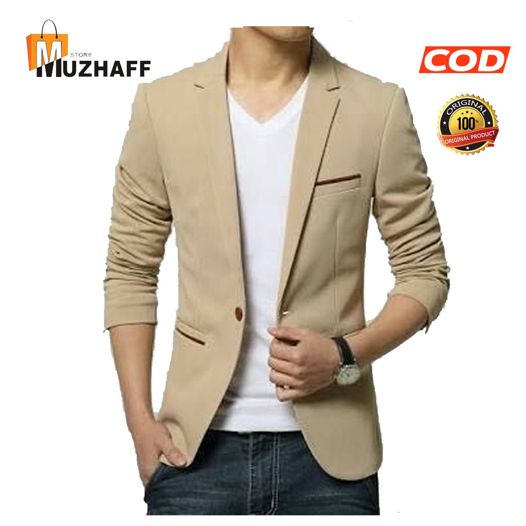 Jual blazer jas blazer pria jas formal jas casual blazer casual jas santai jas wisuda blazer ...