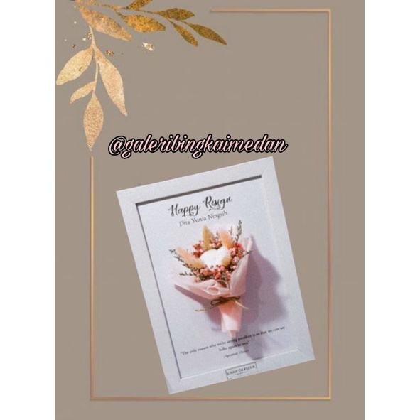 Jual BINGKAI BUNGA KERING/BINGKAI MURAH/BINGKAI TANPA KACA/BINGKAI ...