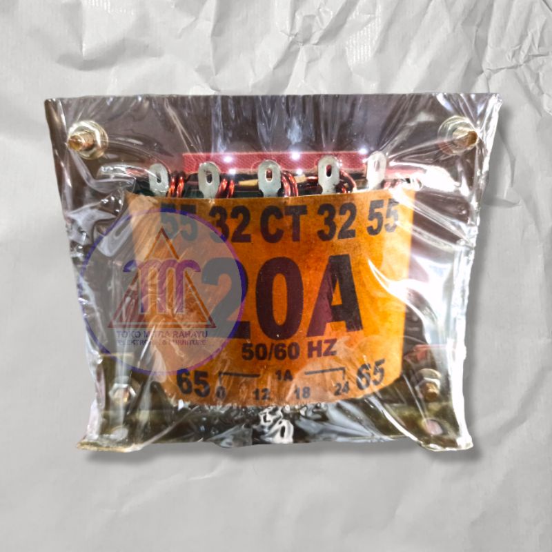 Jual TRAFO TRANSFORMER SAE 20A CT 65V MURNI travo sae 20 amper ct 65 ...