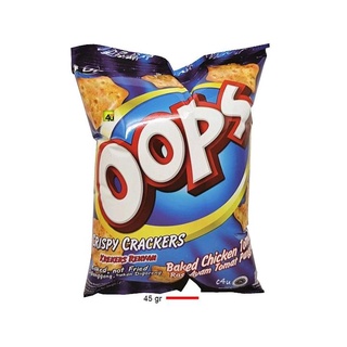 Jual OOPS Crispy Cracker Jagung Bakar Manis dan Ayam Tomat Panggang 45 ...