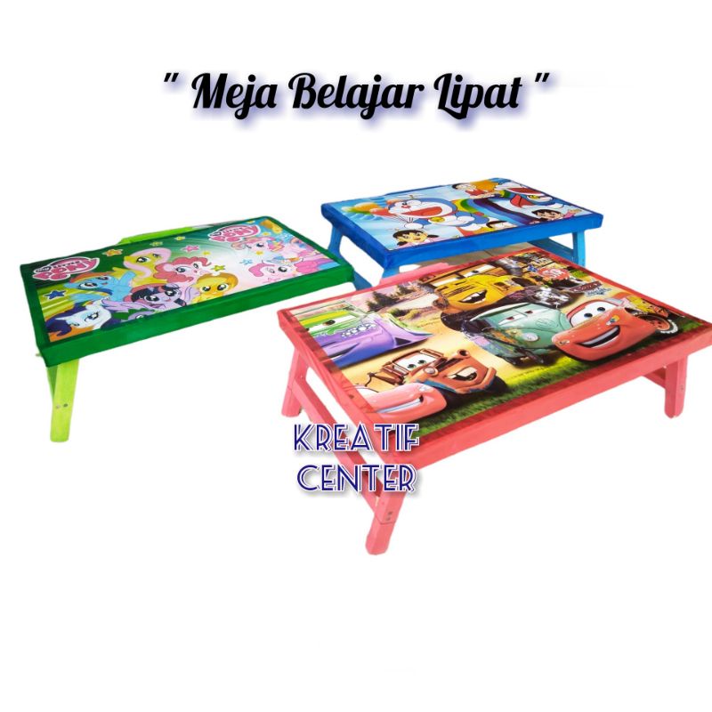 Jual Meja belajar anak/meja belajar anak karakter/meja belajar kayu ...
