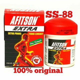 Jual BALSEM AFITSON EXTRA ~ DENGAN EKSTRAK JAHE / MERAH (20g) | Shopee ...