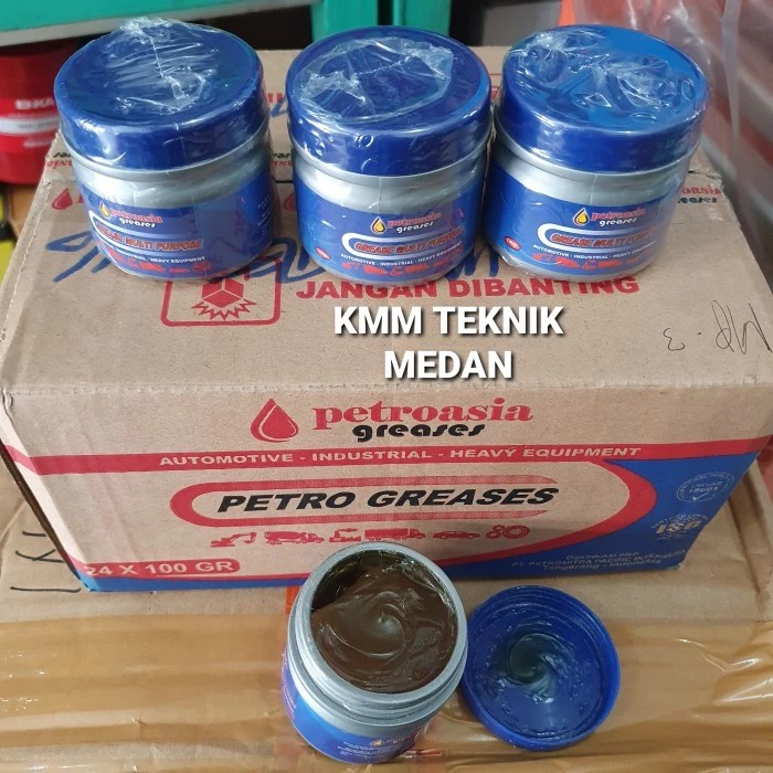 Jual PETROASIA GREASE MINYAK GEMUK 100 GR MULTI PURPOSE TRANSPARANT ...