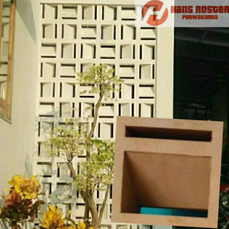 Jual ROSTER BETON MINIMALIS DINDING DAN PAGAR RUMAH/LOSTER MODERN ...