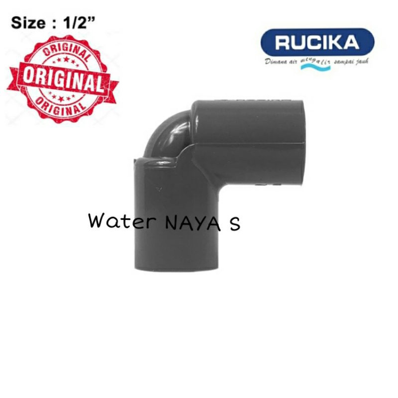 Jual knee knie AW 1/2"Elbow AW 1/2 inch RUCIKA | Shopee Indonesia